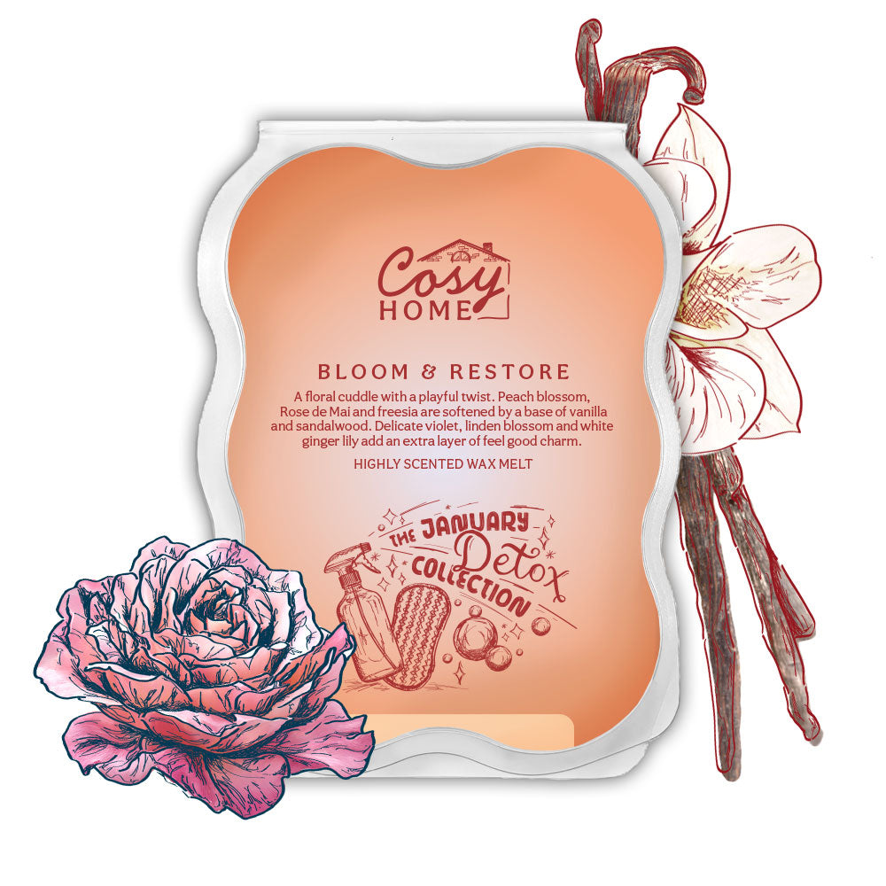 Bloom & Restore - 100g Wax Melt – Cosy Aromas