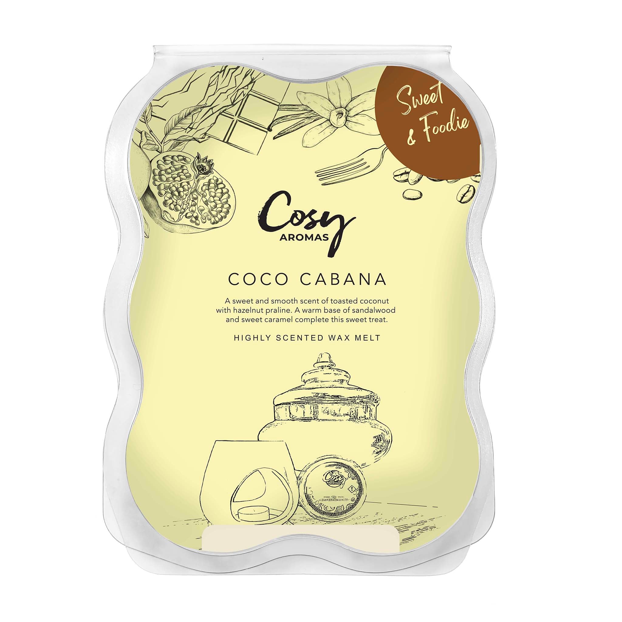 Coco Cabana 100g Wax Melt – Cosy Aromas