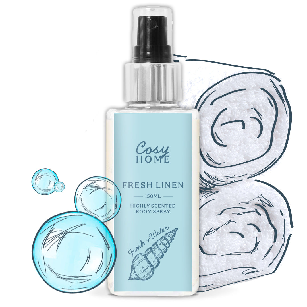 Fresh Linen Room Spray | Home Sprays | Cosy Aromas